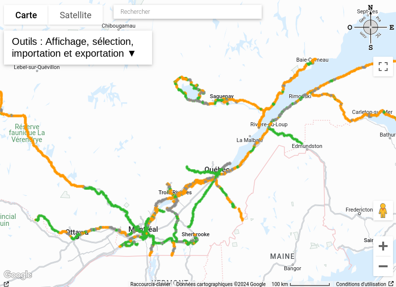 Réseaux cyclables du Québec (RCQC)